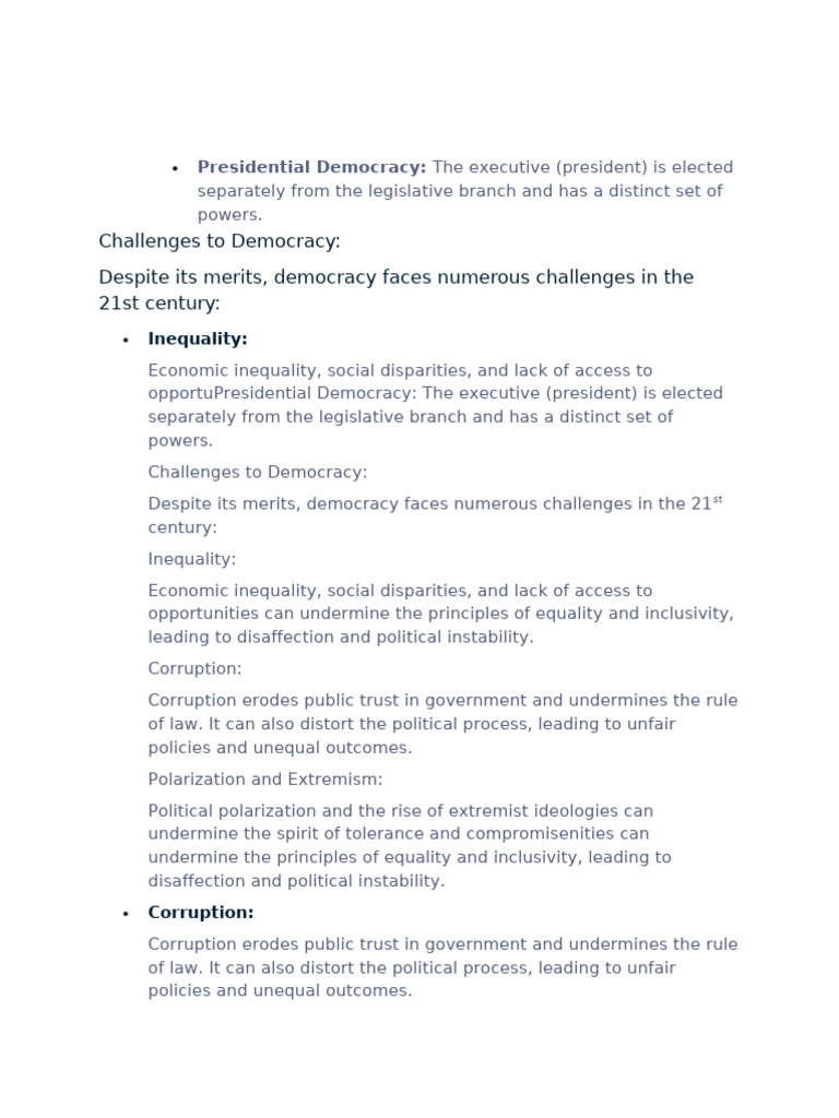 Democracy | PDF