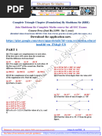 6.triangles PYQs | PDF | Triangle | Elementary Mathematics
