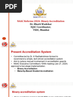 New Metrics For Binary NAAC Accreditation | PDF | Curriculum | Governance