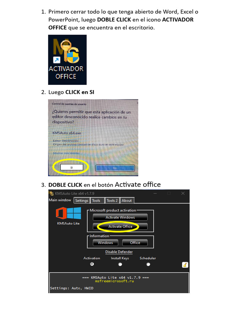 Activar Microsoft Office en PC | PDF