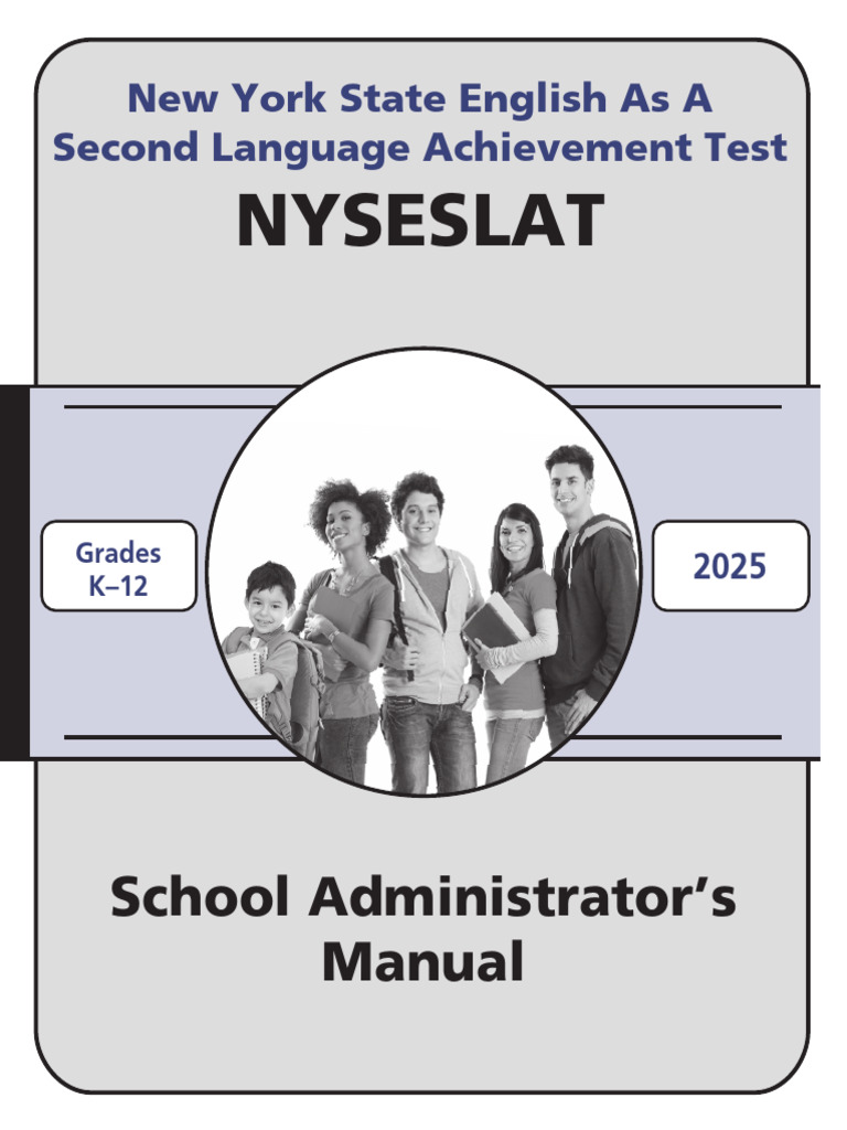 NYSESLAT 2025 Administrator Manual | PDF | Individualized Education ...