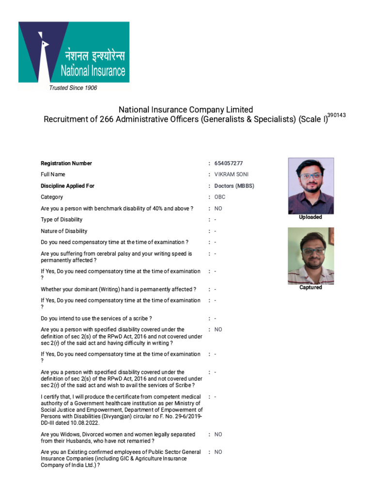 Recruitment of 266 Administrative Officers (Generalists & Specialists ...