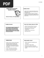 ACR QC Guidelines For Ultrasound | PDF | Medical Ultrasound