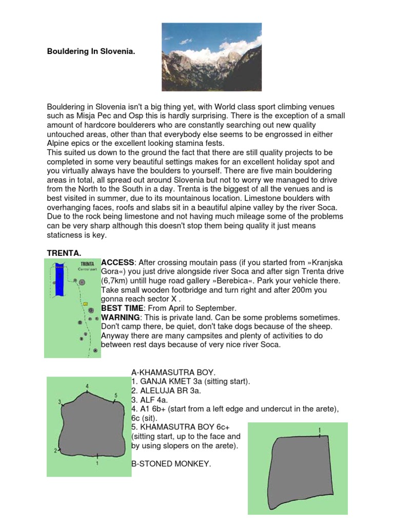 Boulder Slo | PDF | Adventure Travel | Sports