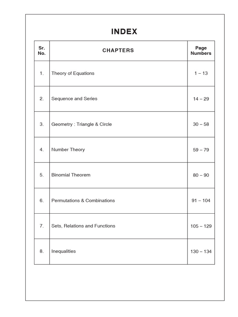 JMO Study Guide: Key Math Concepts | PDF | Polynomial | Quadratic Equation