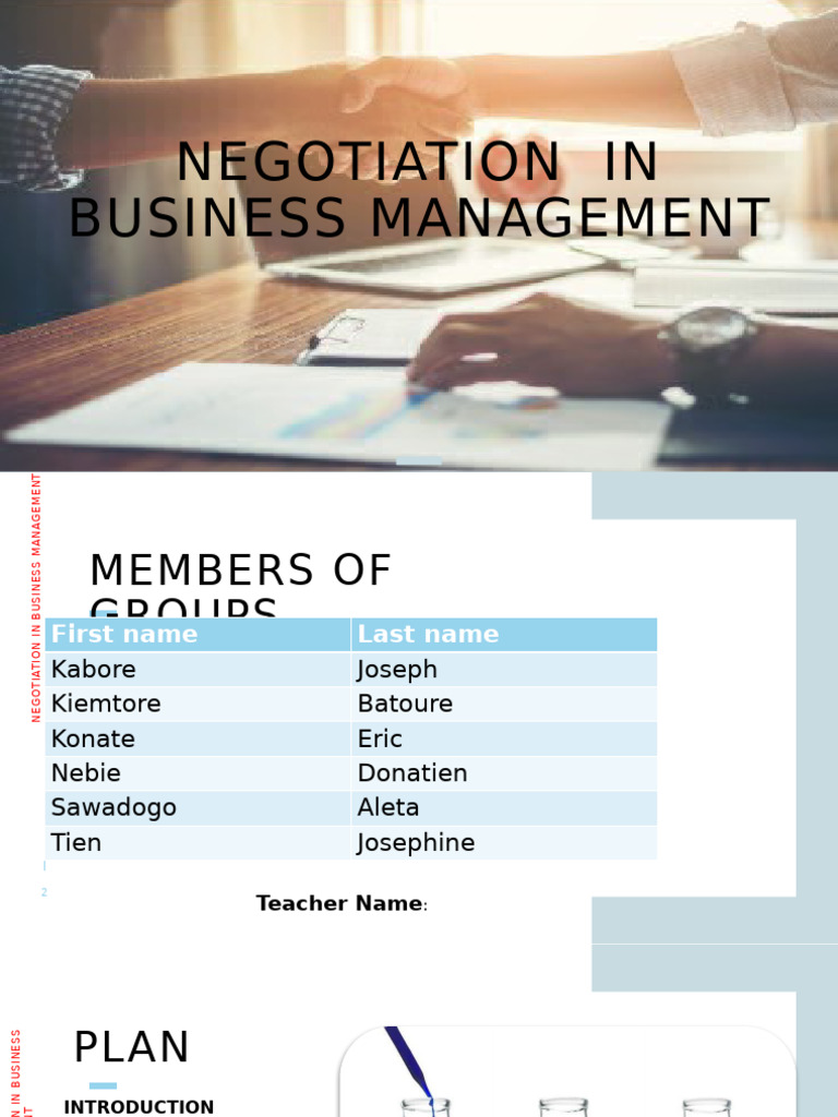 Negotiation in Business Management | PDF | Negotiation | Communication