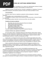 Nomes E Mapa Das Capitanias Hereditárias Pdf Portugal Brasil