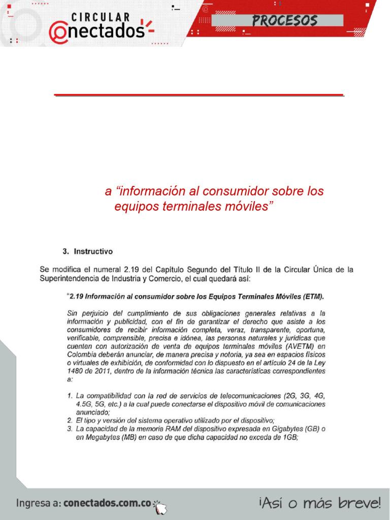 2023-GSDI01-S107643 - Circular 009 Exhibición Terminales Moviles | PDF