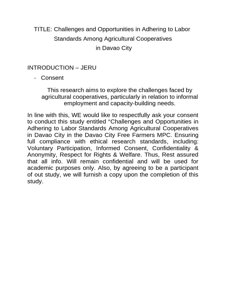 1st Interview Script | PDF