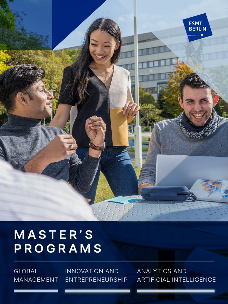 Esmt Berlin Masters Programs Brochure | PDF | Startup Company | Small Business & Entrepreneurs