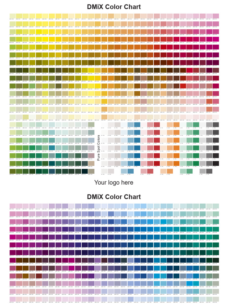 DMiX Color Chart | PDF