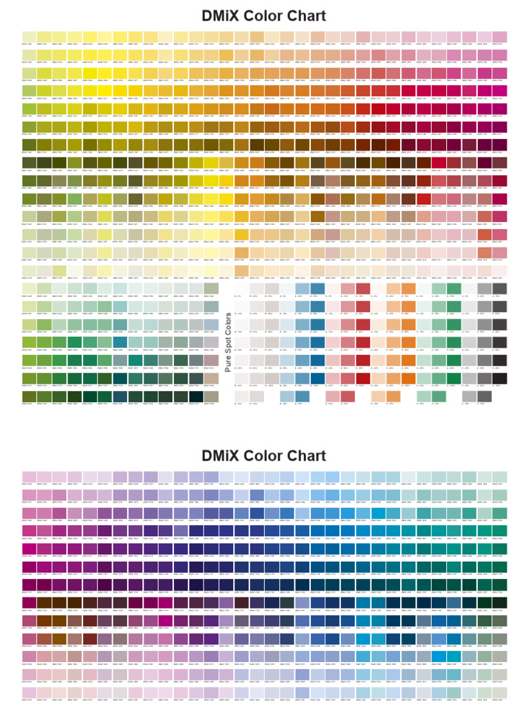 DMiX Color Chart | PDF