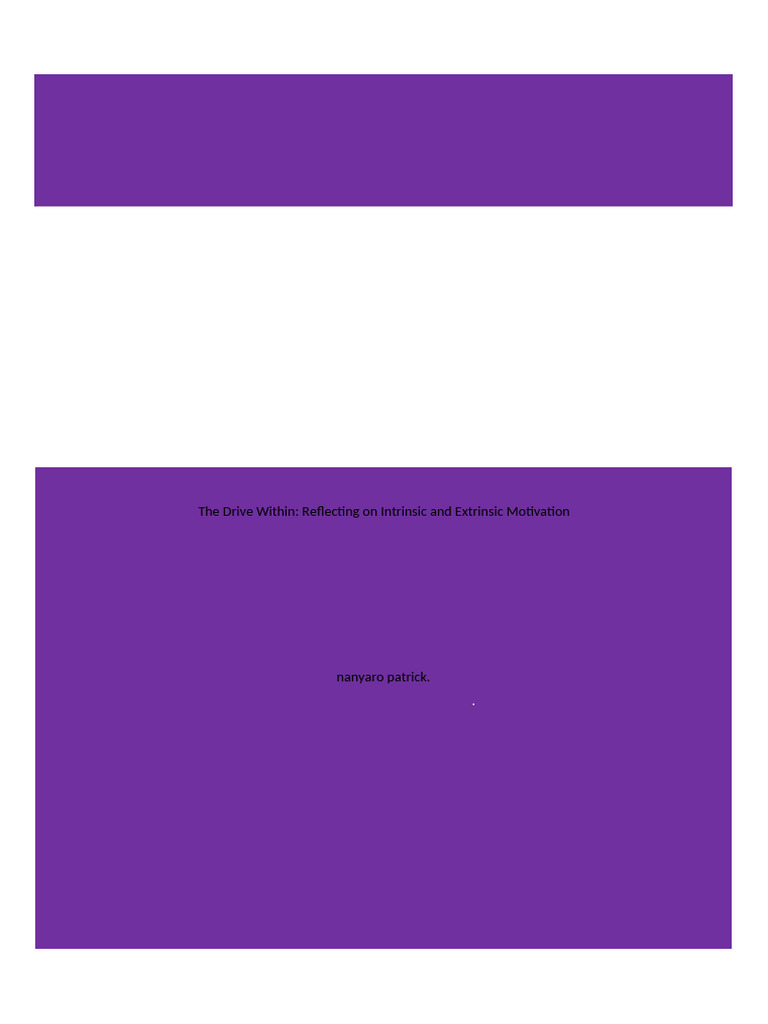Learning Journal Unit 5 | PDF | Motivational | Motivation