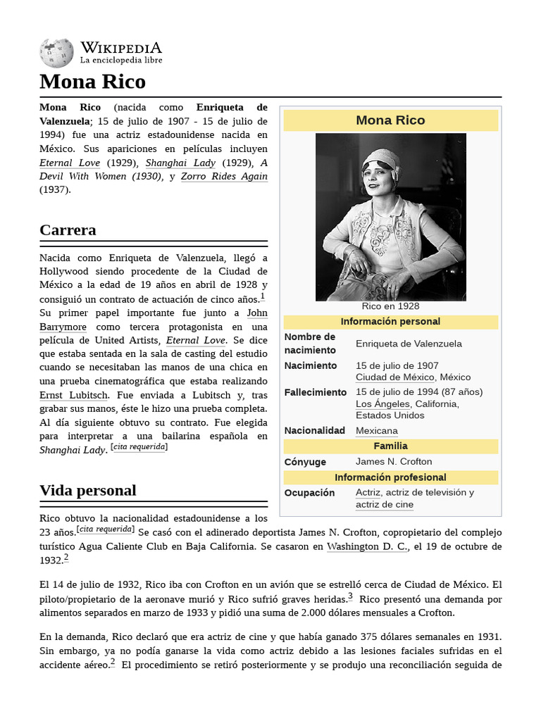 Mona Rico | PDF