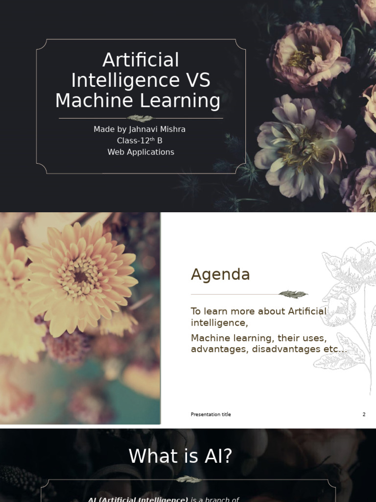 Artificial Intelligence Vs Machine Learning | PDF | Machine Learning | Artificial Intelligence