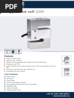 Schenck S-Type Load Cell Catalogue | PDF | Metrology | Applied And ...