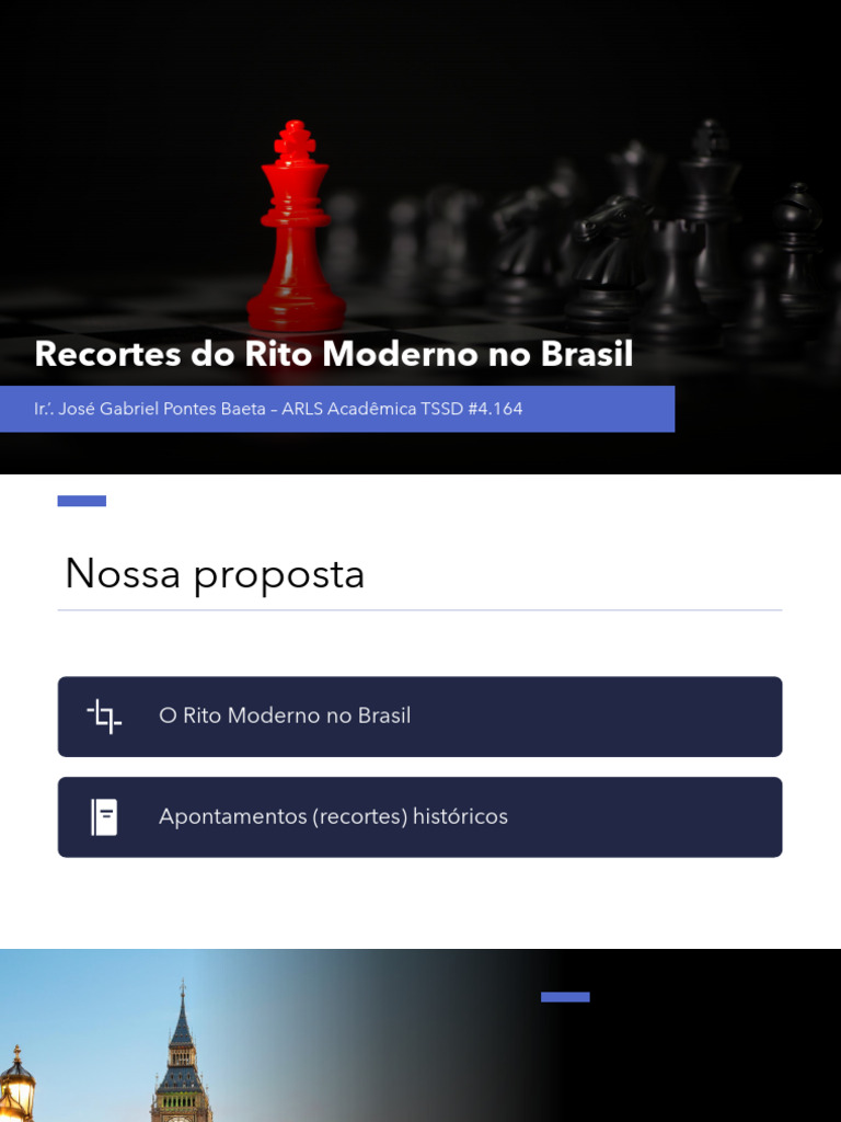 Rito Moderno Maçônico no Brasil | PDF | Maçonaria | Fraternidades