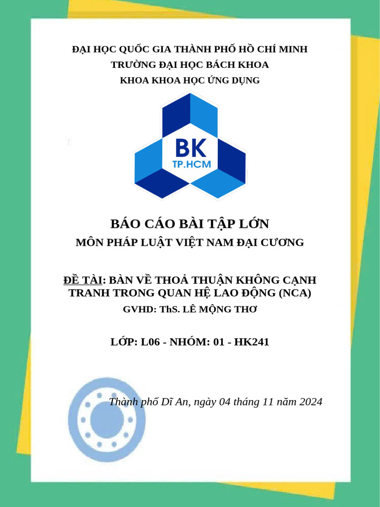 PLVNĐC - Nhóm 1 - l06 | PDF