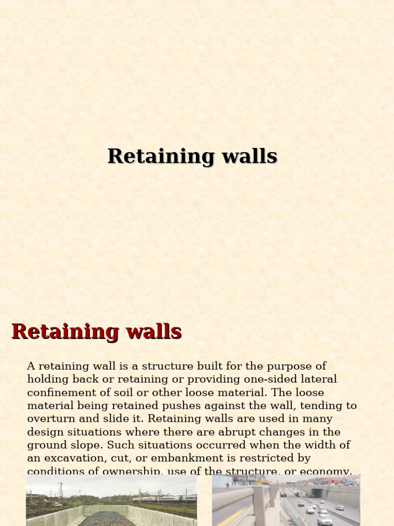 Design of Retaining Walls104 | PDF | Building Technology | Structural ...
