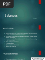 Beam Balance Physics Project | PDF | Weighing Scale | Physical Quantities