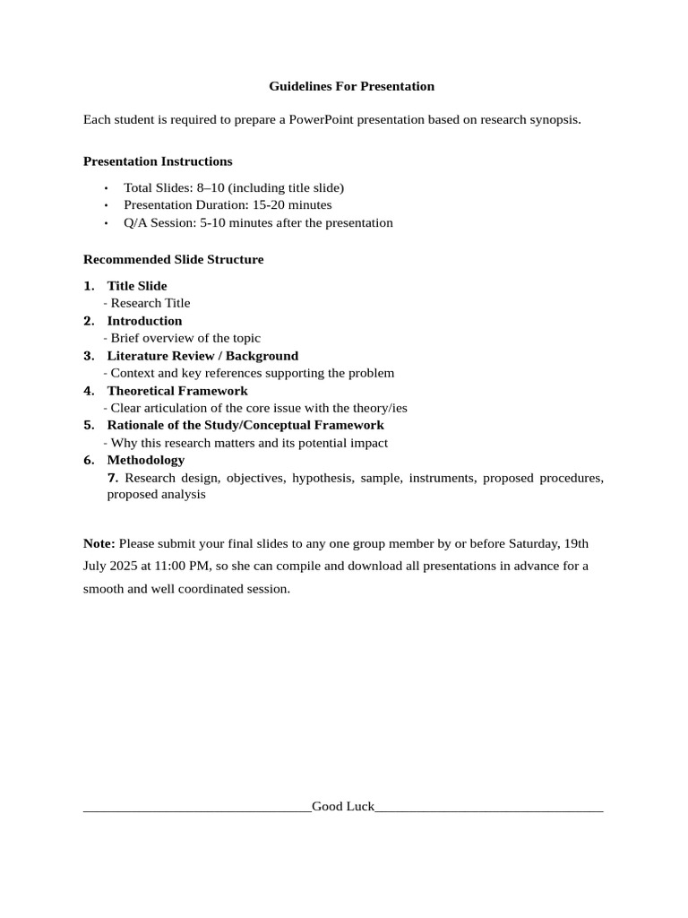 Presentation Format | PDF