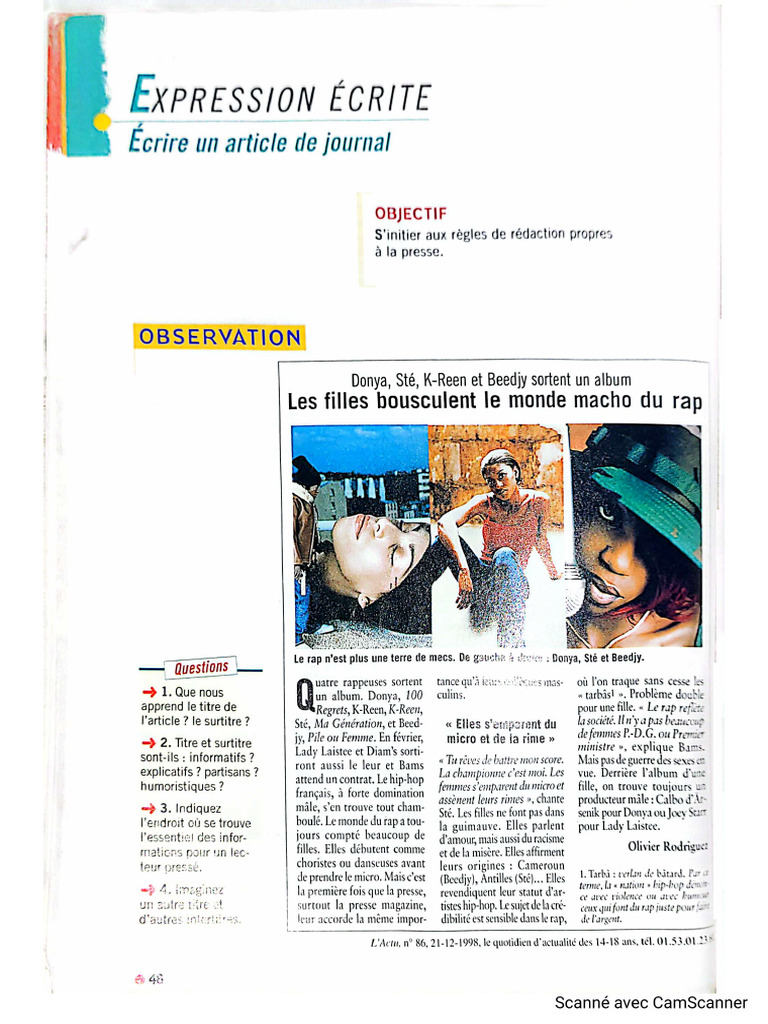 Comment Écrire Un Article de Journal | PDF