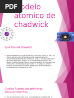 Modelo Atómico de Chadwick (1932) | PDF | Núcleo atómico | Átomos