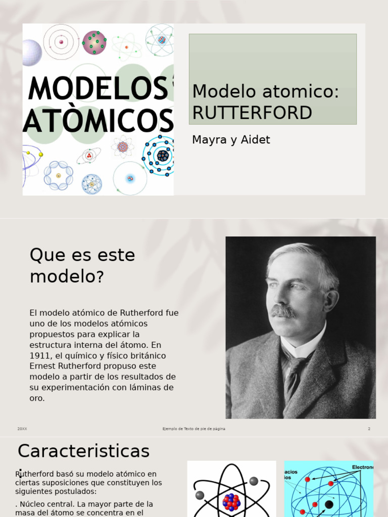 Modelo Atomico Mayra | PDF