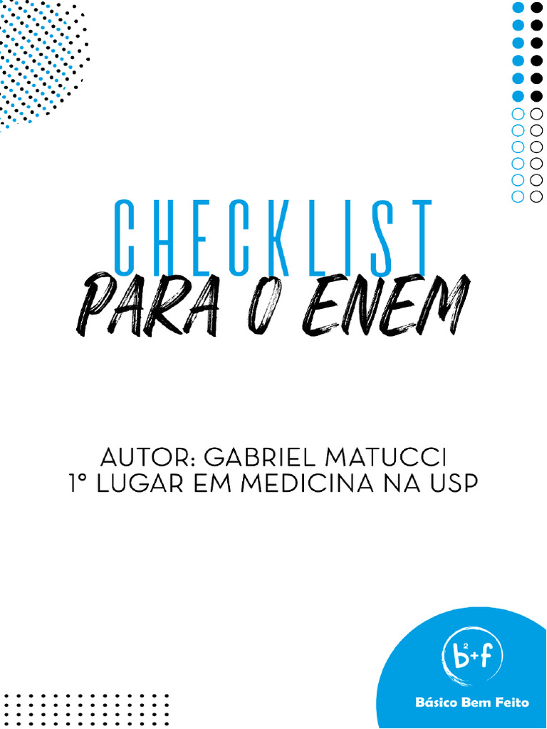 Checklist - EnEM | PDF