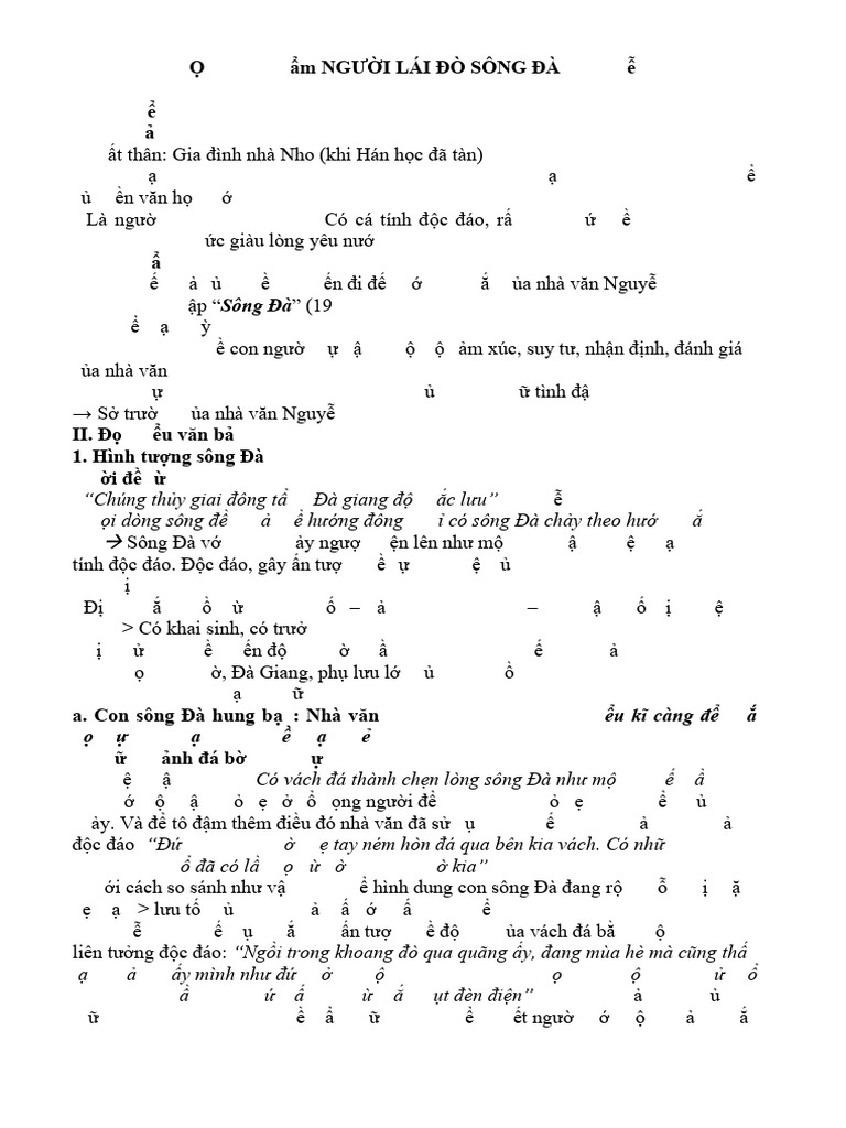 Ghi Nguoi Lai Do Song Da | PDF