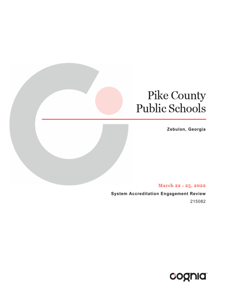 Cognia Accreditation March 2022 | PDF | Learning | Teachers