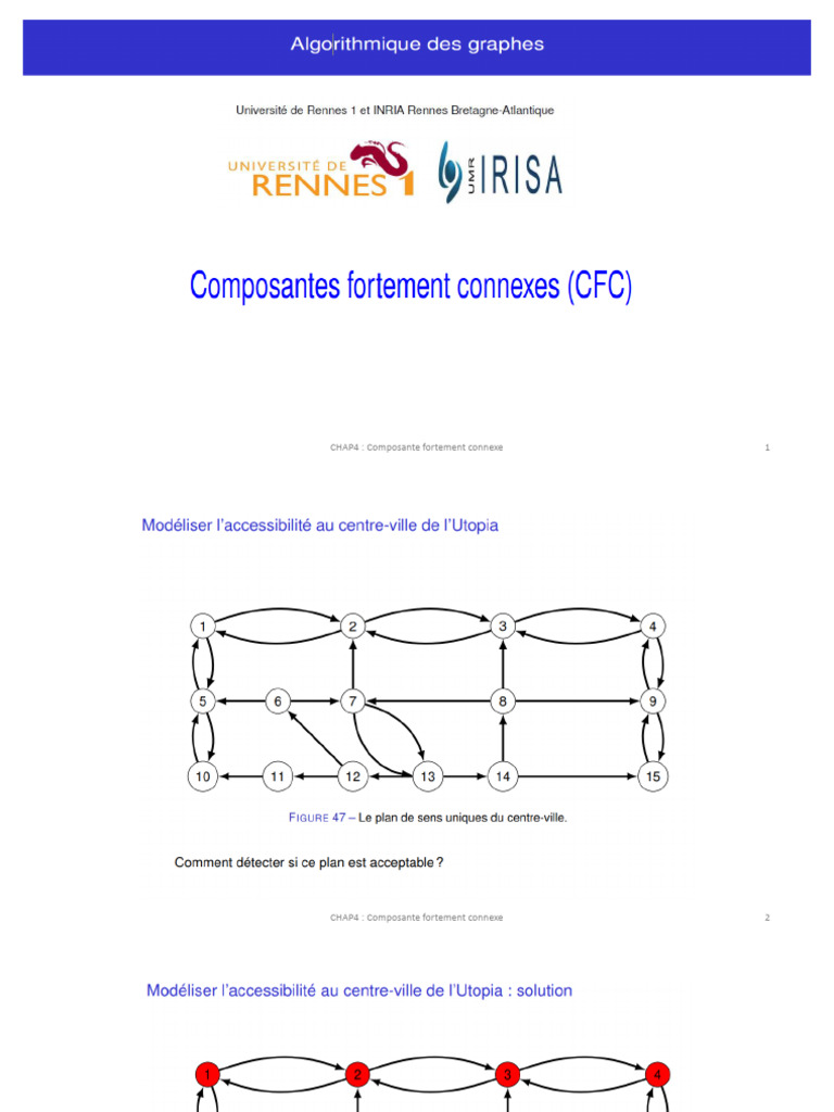 Composante fortement connexe | PDF
