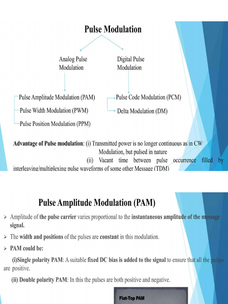 Analog Pulse Modulation | PDF