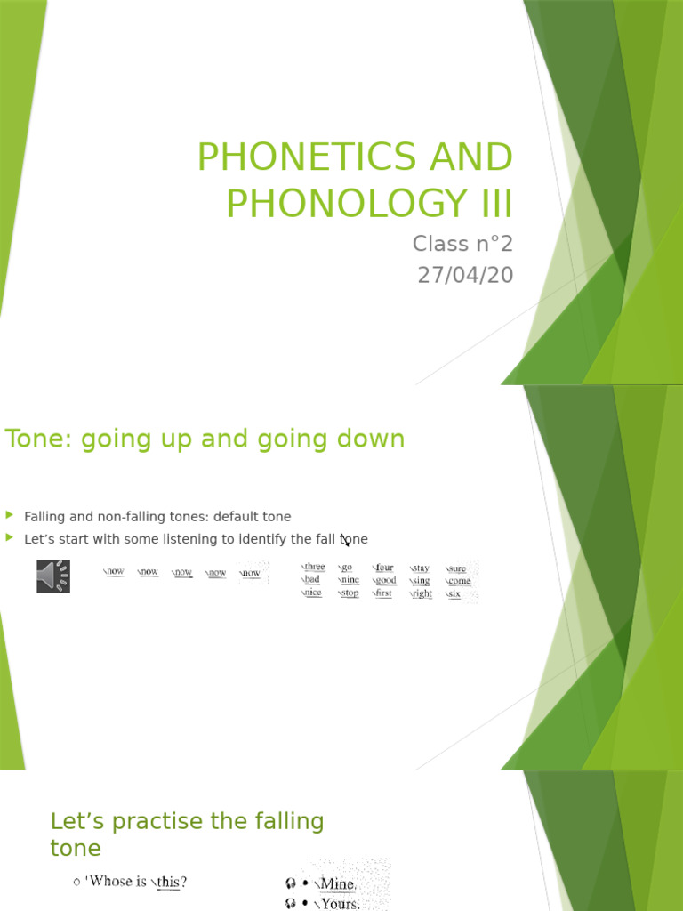 Phonetics and Phonology-Intonation | PDF