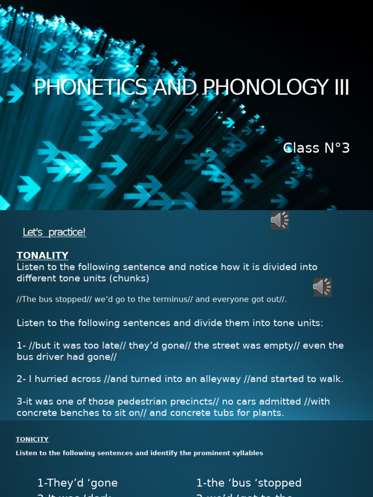Phonetics and Phonology-Intonation | PDF