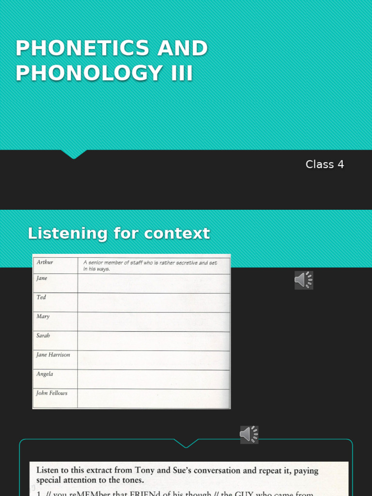Phonetics and Phonology-Intonation | PDF