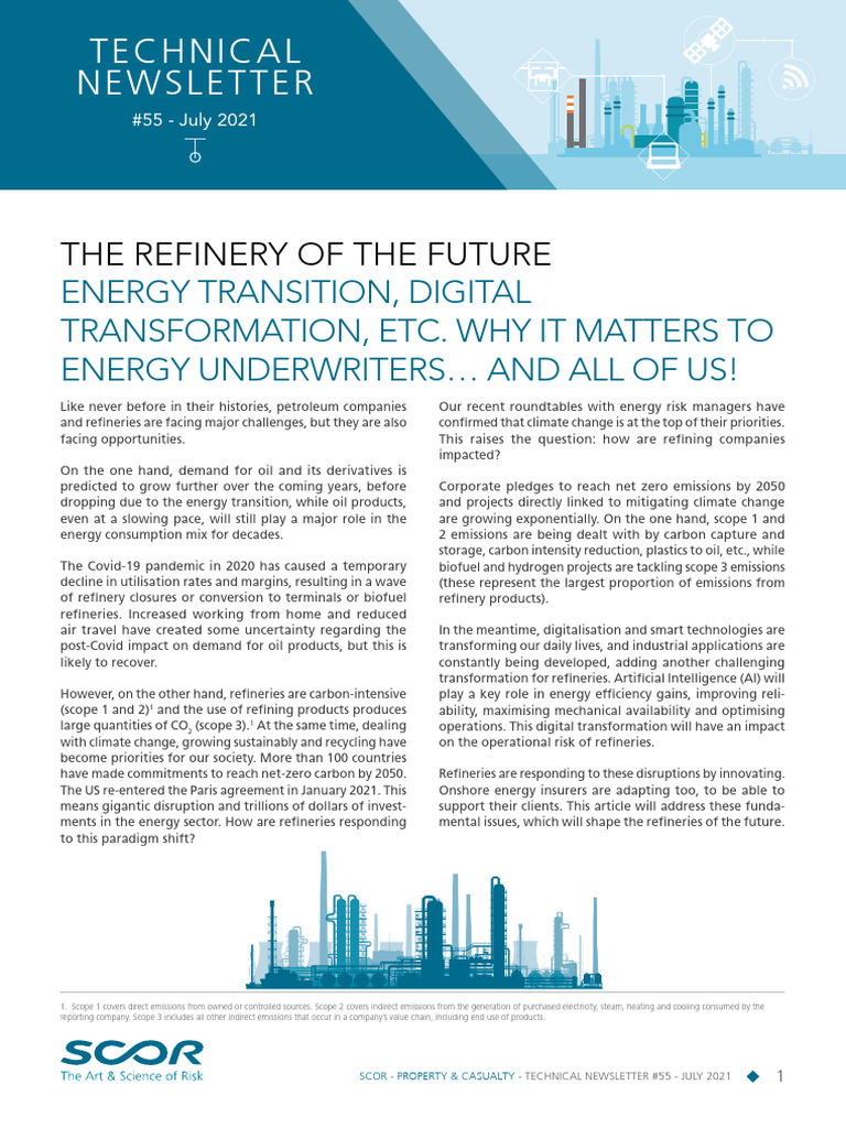 2021 07 - TNL Refinery of The Future - Web | PDF | Biofuel | Carbon ...
