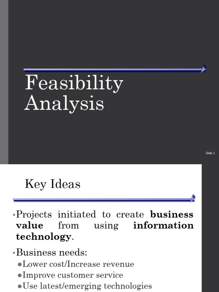 Lecture 02 Feasibility Analysis | PDF | Net Present Value | Business