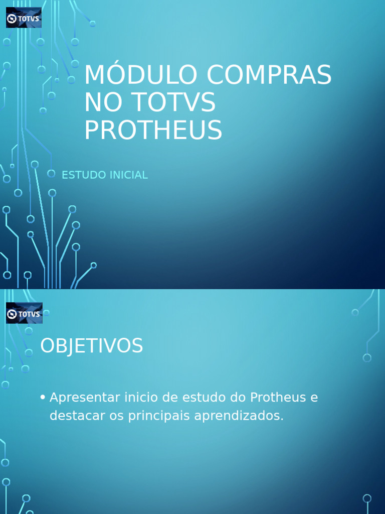 Modulo Compras Protheus Estudo Inicial | PDF