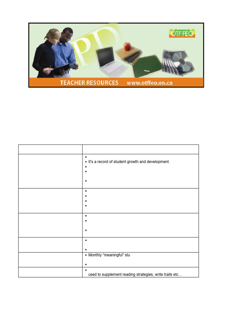 OTF Junior Reading-Writing-Math Framework 9 - Junior Classroom Visual ...
