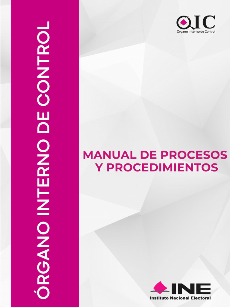 Manual de Procesos y Procedimientos OIC. | PDF | Corrupción política | Auditoría
