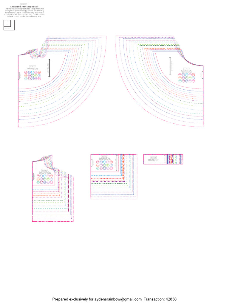 Swim Swing Top Sewing Pattern Guide | PDF | Clothing | Textile Arts