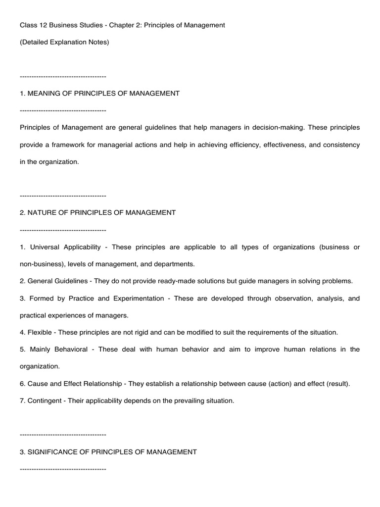 Class12 BST Chapter2 Detailed Notes | PDF | Business | Economies
