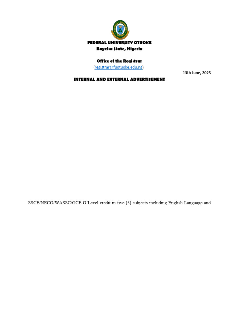 Director of Health Services Vacancy | PDF | Postgraduate Education ...