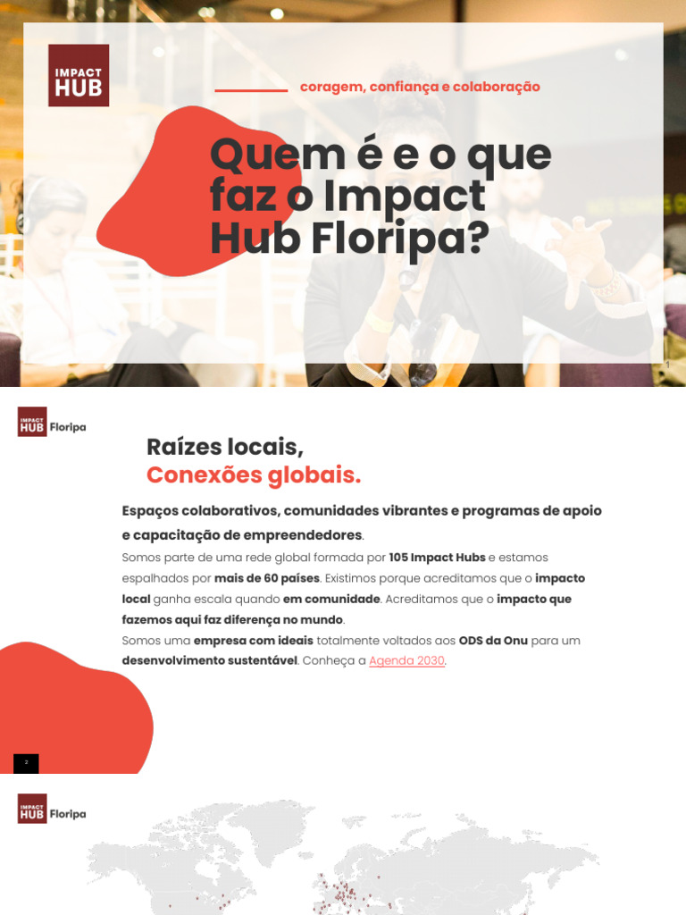 Impact Hub Floripa: Comunidade Empreendedora | PDF | Empresa Startup ...