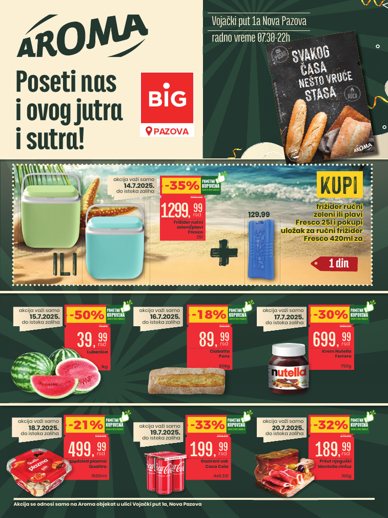 Liflet-Aroma-Specijali (14 07 - 20 07 2025) | PDF