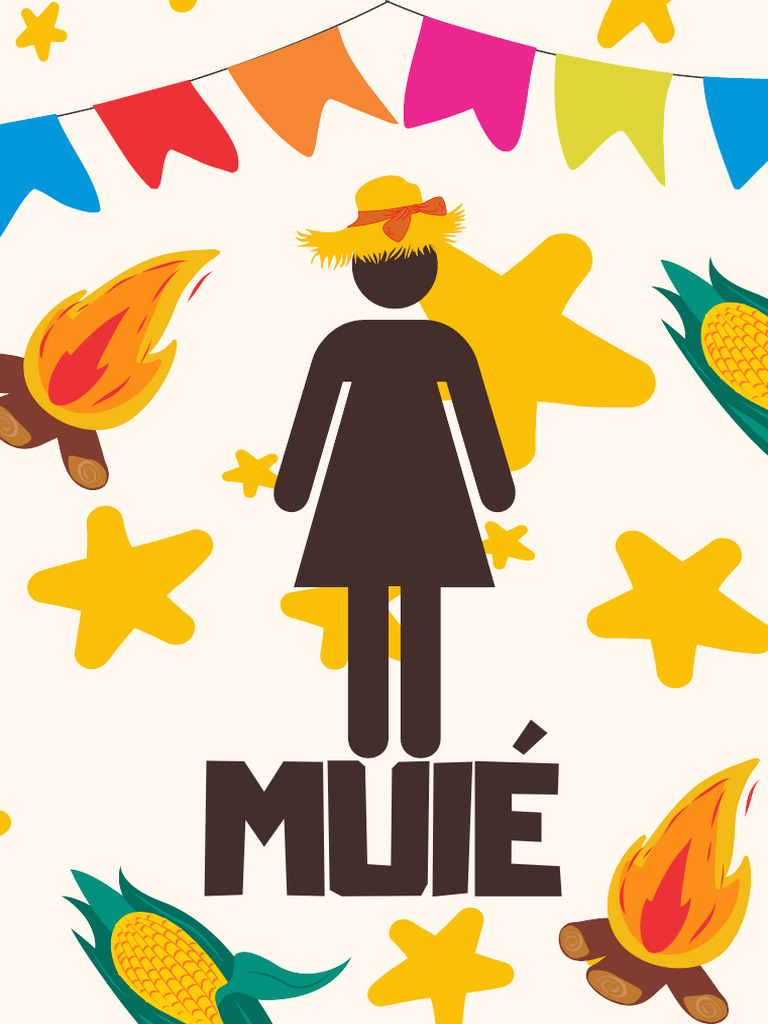A4 Placas de Banheiro Homem e Mulher Festa Junina Moderno Vermelho PDF ...