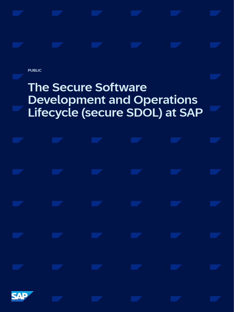 The Secure Software Development and Operations Lifecycle (Secure SDOL ...
