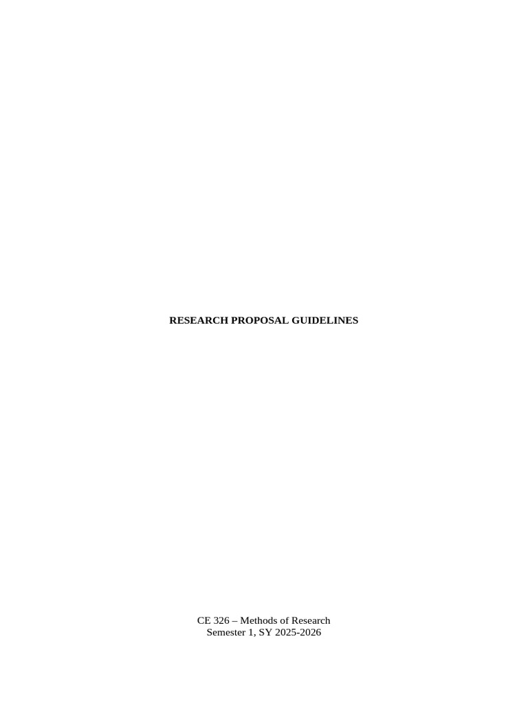 Research Proposal Guidelines | PDF | Statistics | Hypothesis