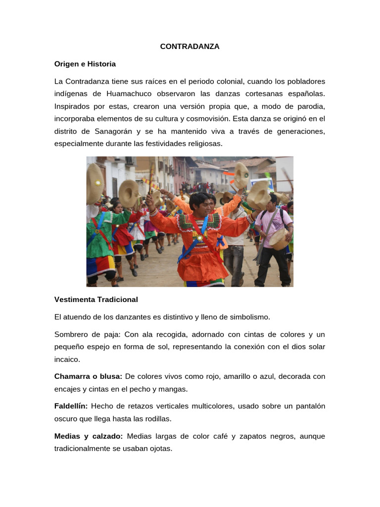 Vestimenta y Accesorios de la Contradanza | PDF
